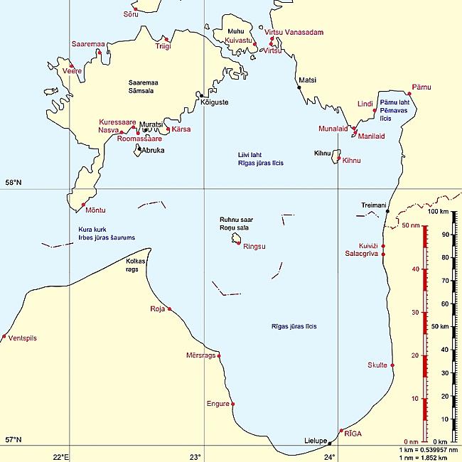 Fakti par Rīgas jūras līci - Spoki