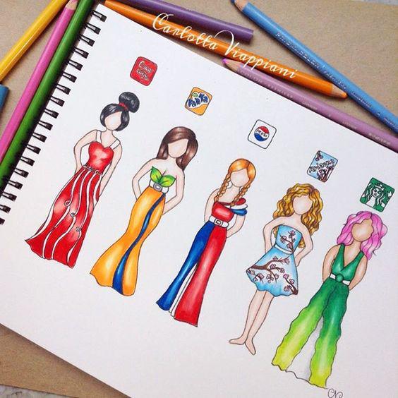 Sociālie tīkli pārtop modes skicēs - Spoki